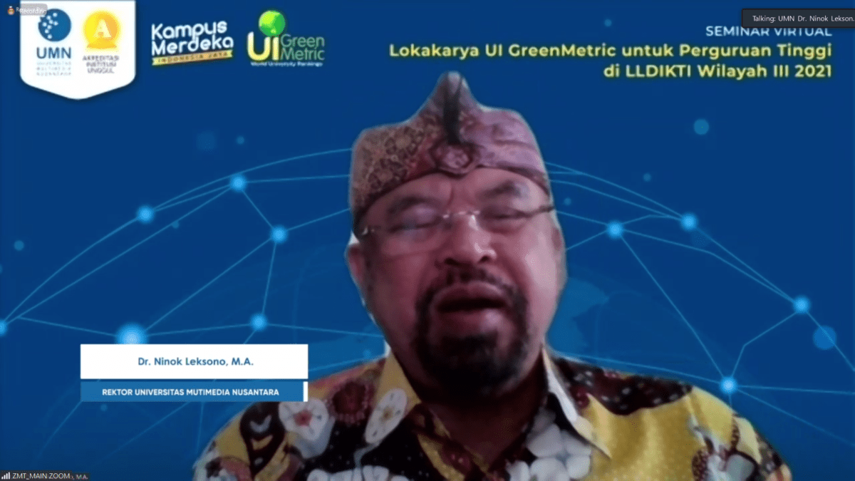 UMN Greenest Private Campus in Jakarta to Host UI Greenmetric LLDIKTI ...