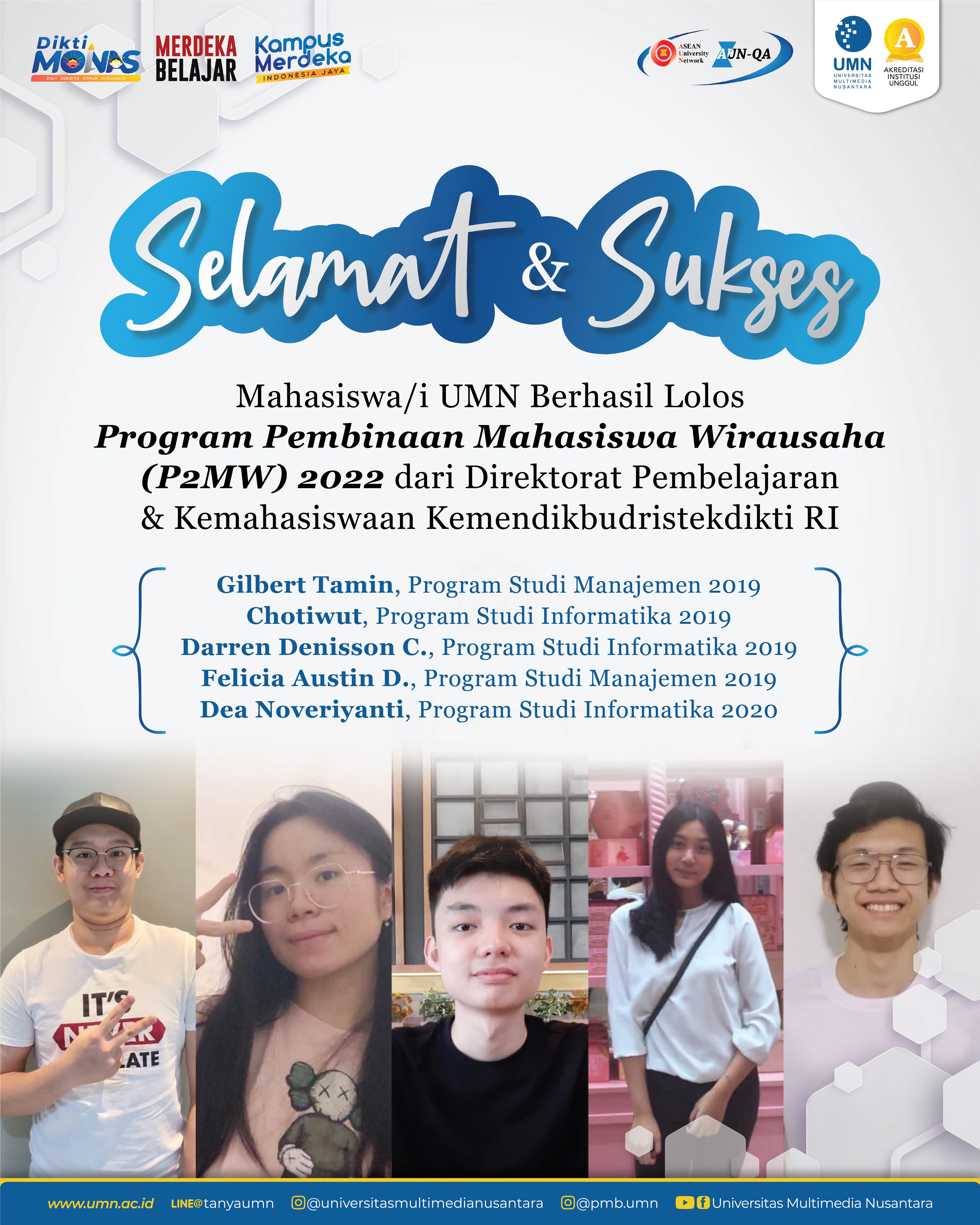 UMN Student Team Successfully Passed The 2022 P2MW Program Competition 