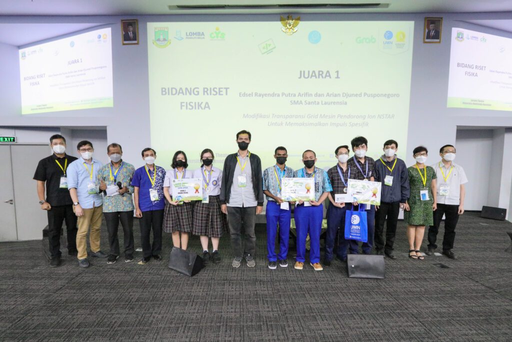 Cetak Peneliti Muda, UMN dan CYS Gelar Lomba Peneliti Belia Se-Banten ...