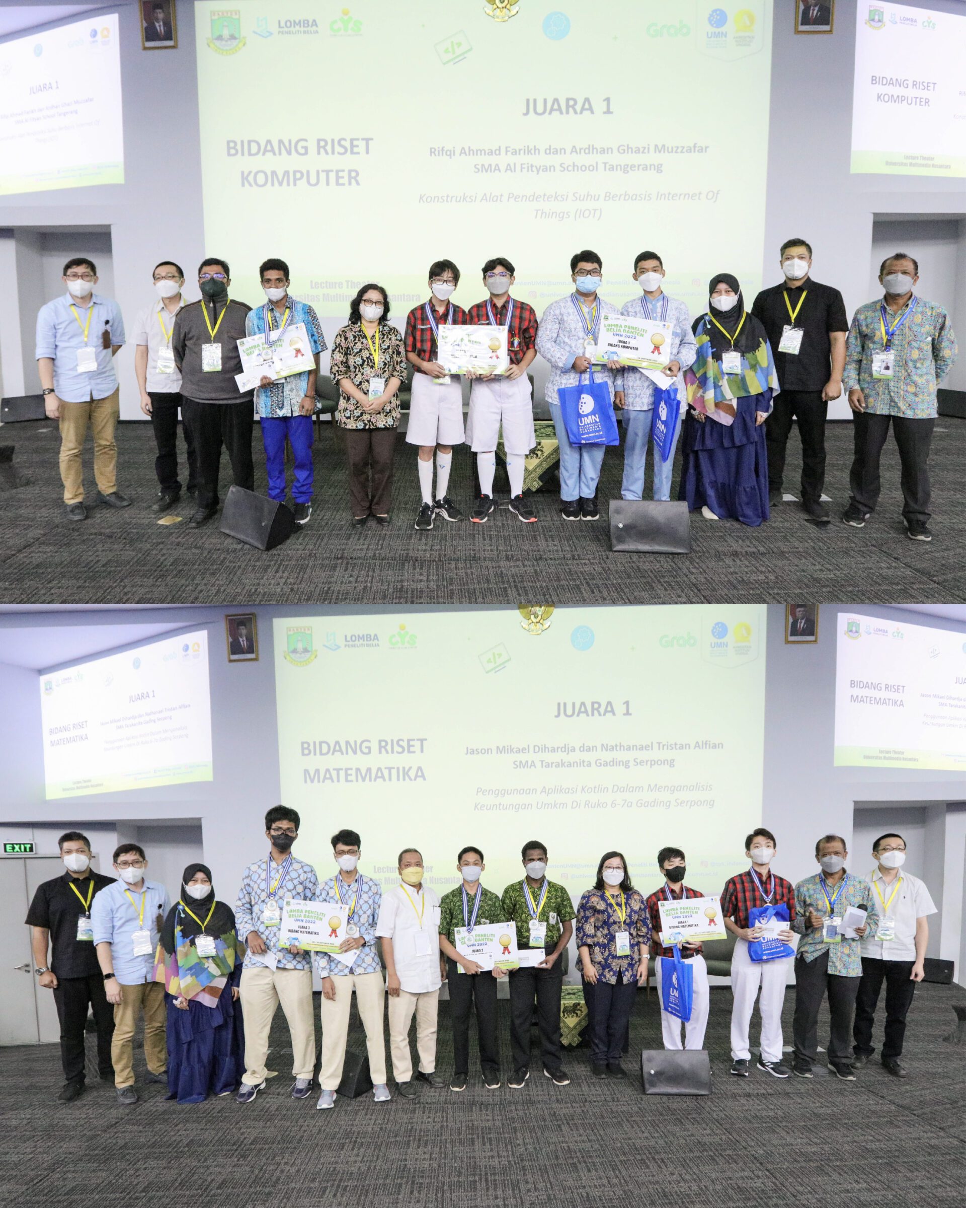 Cetak Peneliti Muda, UMN dan CYS Gelar Lomba Peneliti Belia Se-Banten ...