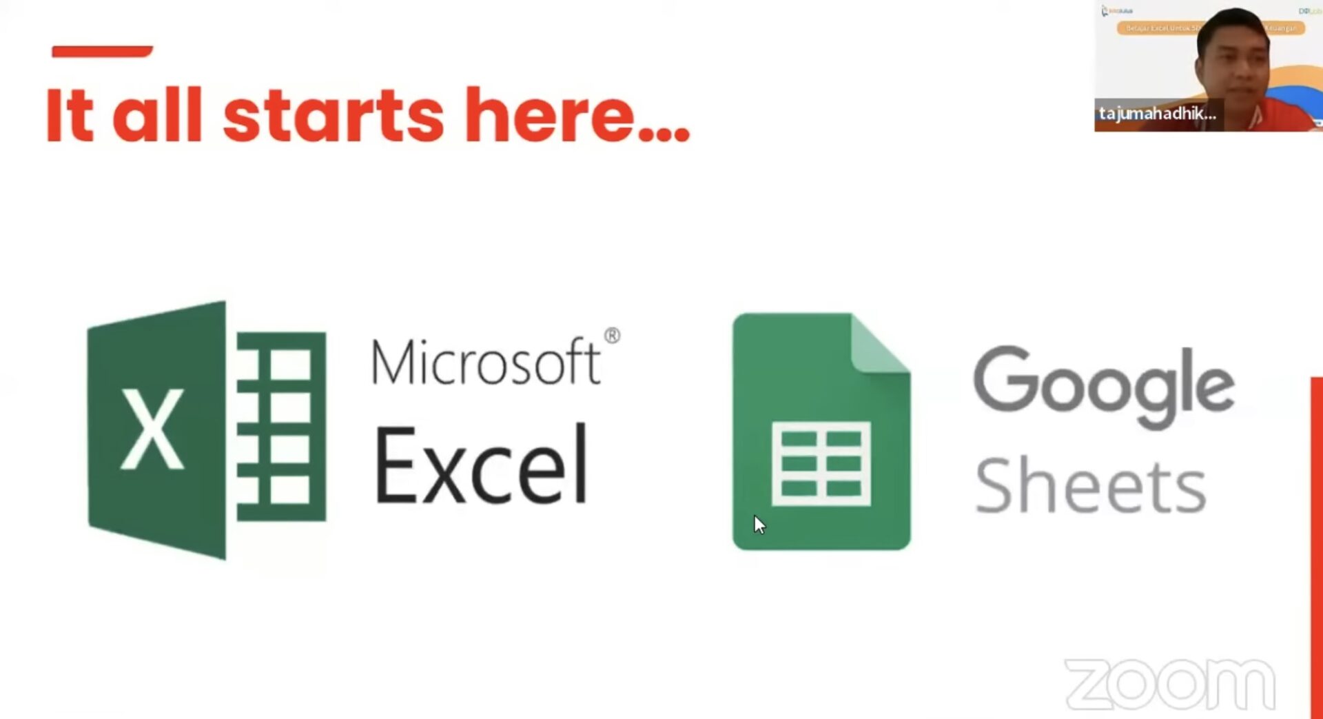 Mahasiswa Yuk Belajar Excel untuk Mahir Jadi Admin Keuangan ...