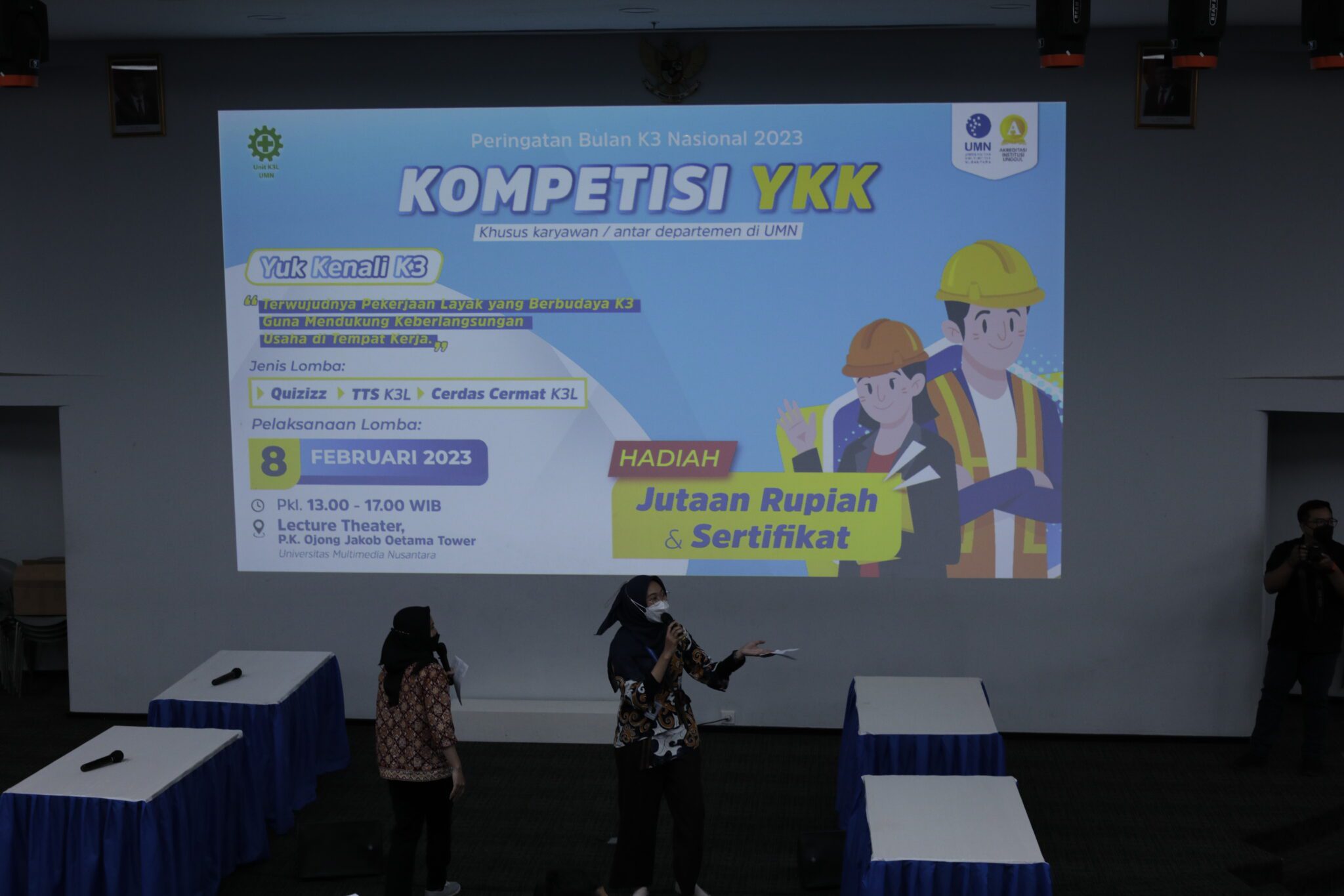 SERU BANGET, KARYAWAN UMN MERIAHKAN PERINGATAN BULAN K3 NASIONAL 2023 ...