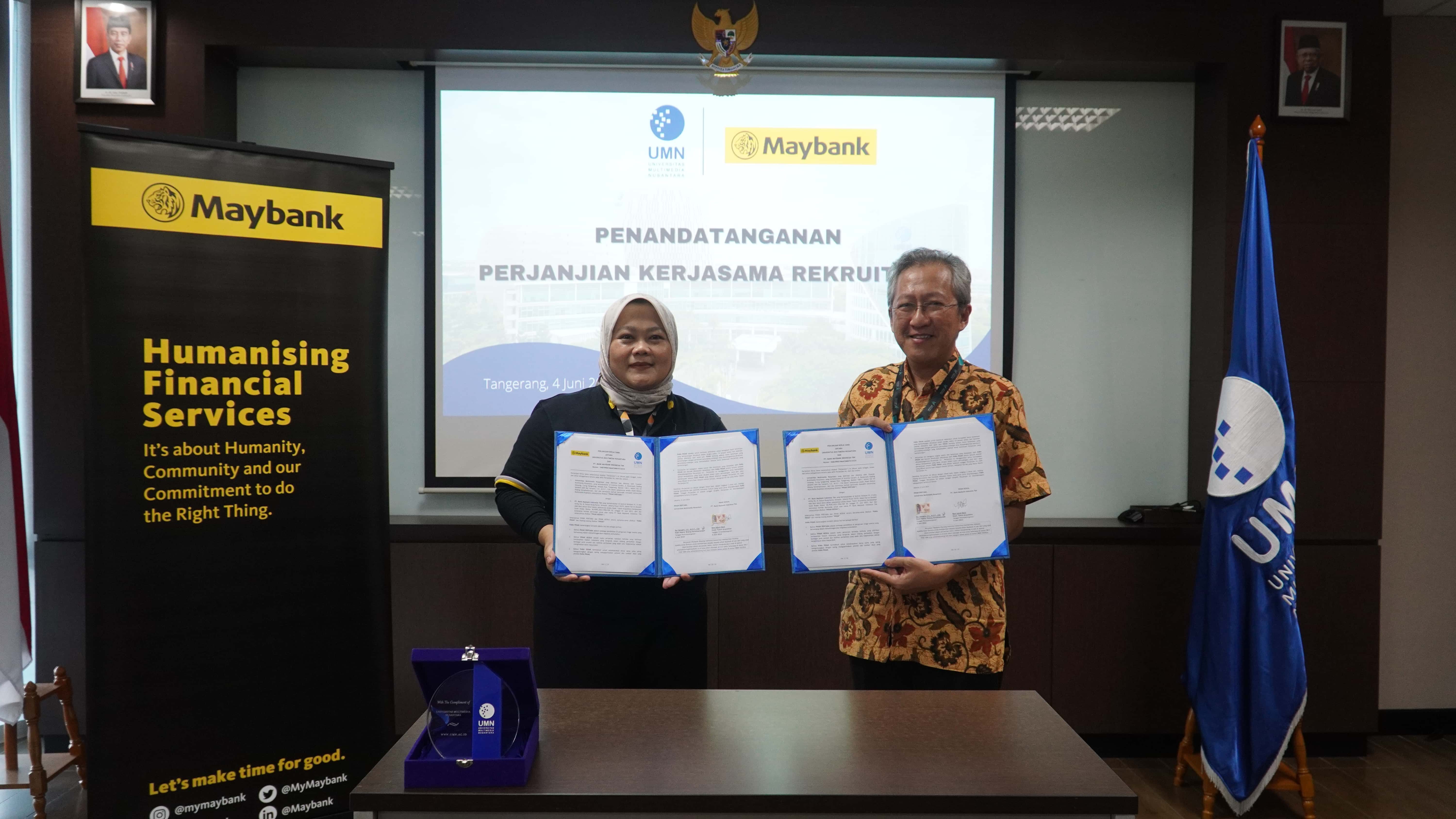 UMN Officially Partners with Maybank | Universitas Multimedia Nusantara