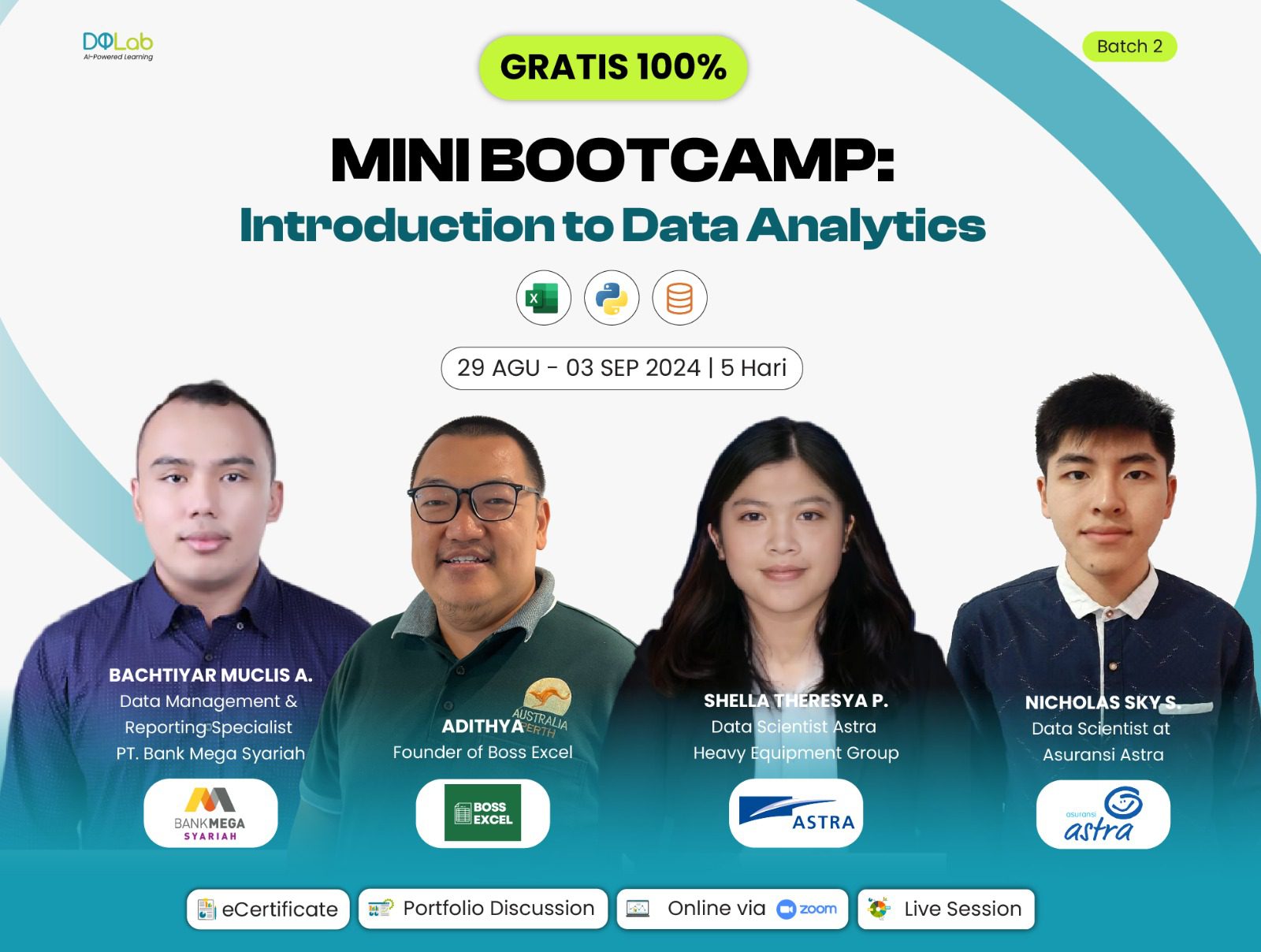 Ikuti DQLab Mini Bootcamp dan Awali Karirmu di Bidang Data Analytics, Gratis! | Universitas ...