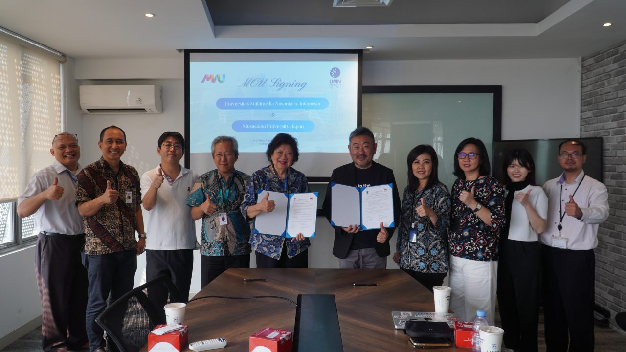 UMN Signs an MoU with Musashino University’s EMC Department | Universitas Multimedia Nusantara