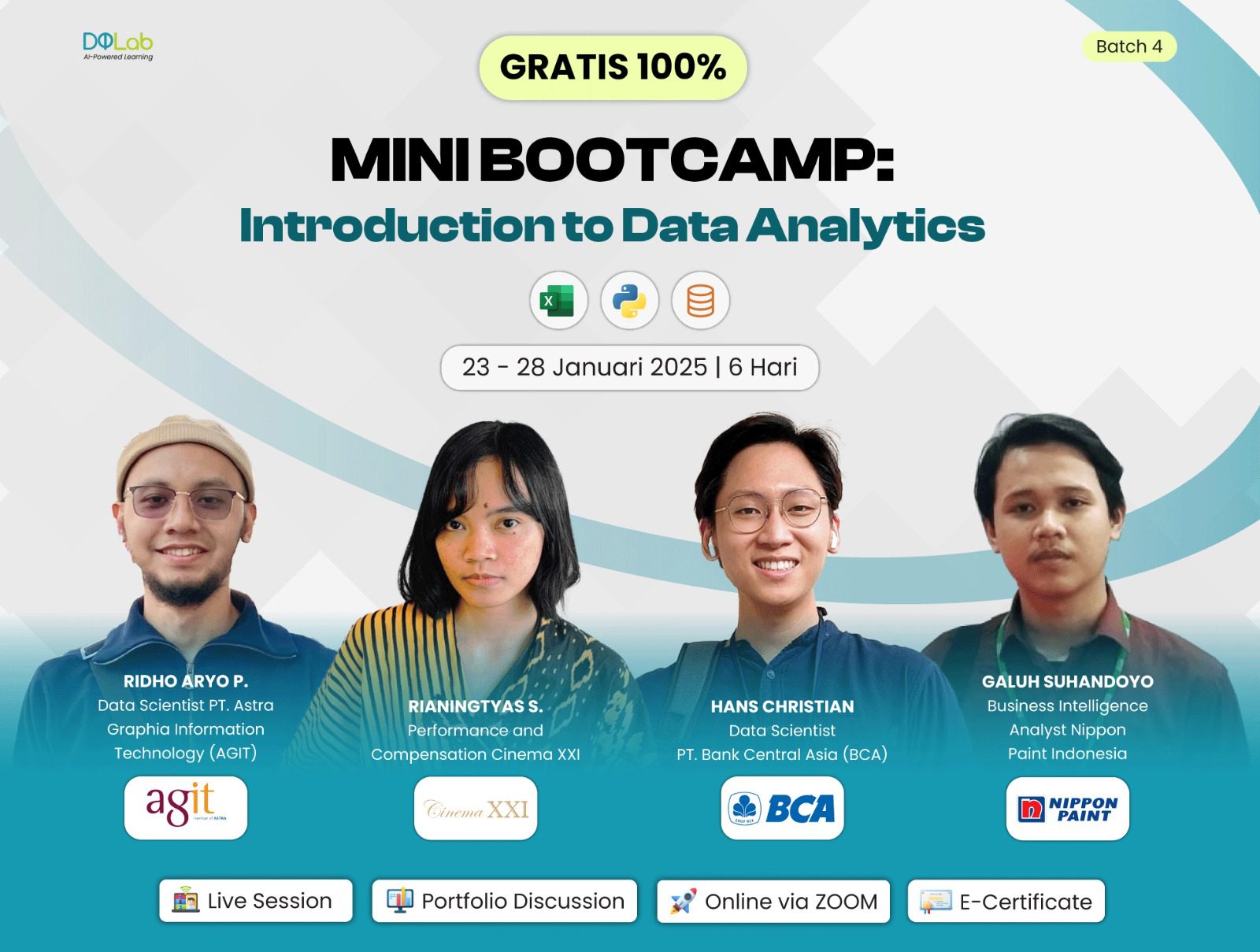 Siap Berkarir di Bidang Data Analytics dengan Ilmu DQLab Mini Bootcamp ...