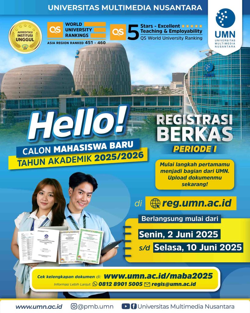 Update Registrasi Camaba & OMB UMN 2025 | Universitas Multimedia Nusantara