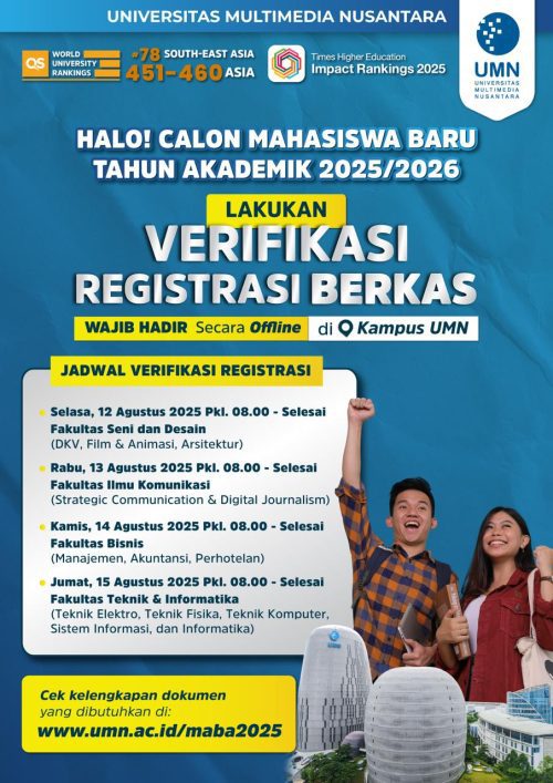 Update Registrasi Camaba & OMB UMN 2025 | Universitas Multimedia Nusantara